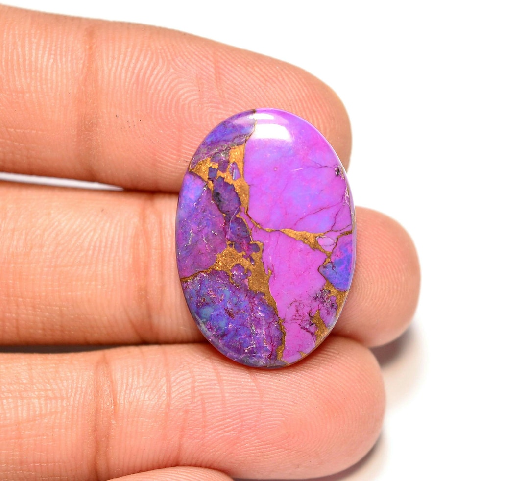 Arizona Purple Mohave Turquoise Cabochon...oval - Etsy