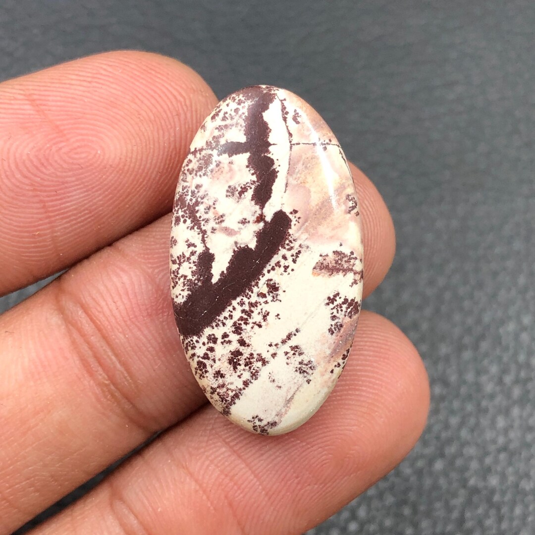 Sonora Dendritic Rhyolite Cabochon... Oval Cabochon...28x16x4 Mm...16 ...