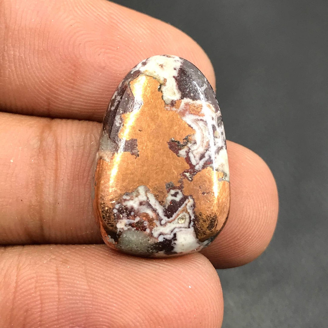 Native Copper Cabochon...freeform Cabochon...22x15x5 Mm...30 Cts...a# ...