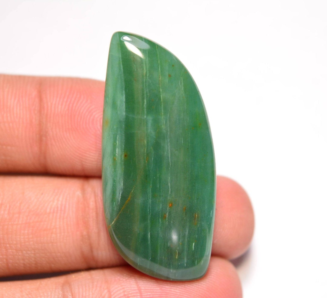 Gary Green Jasper Cabochon...larsonite Cabochon...freeform Cabochon ...
