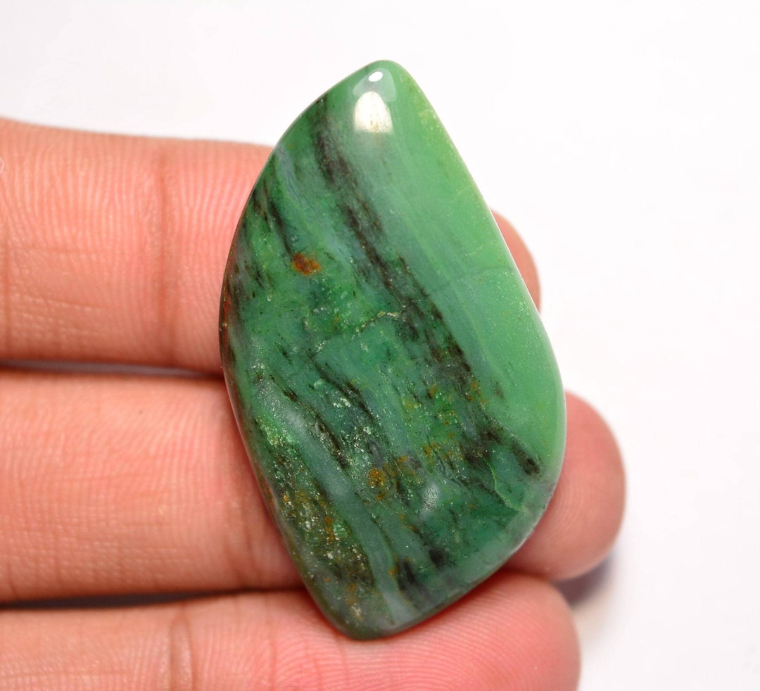 Gary Green Jasper Cabochon...larsonite Cabochon...freeform Cabochon ...