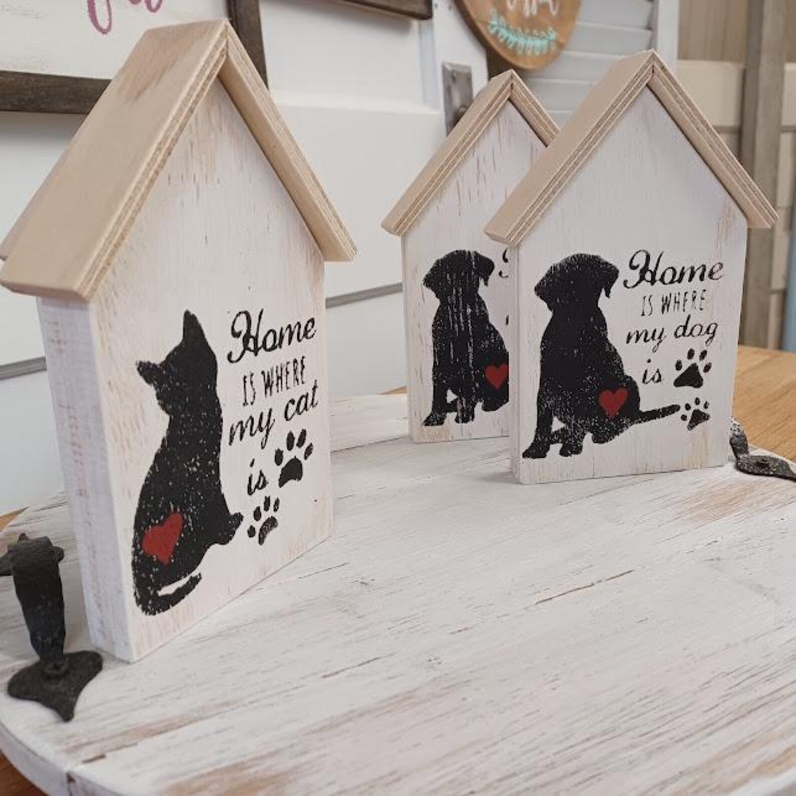 house-shaped-pet-themed-table-top-decor-etsy