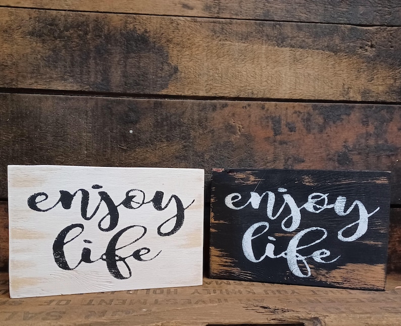 Wooden Block Signs - 4"x6" - Etsy