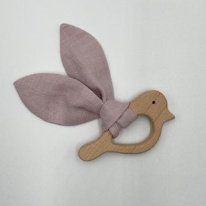 Bird Teether, Bird Rattle, Baby Eco Teether, Newborn Gift, Baby ...