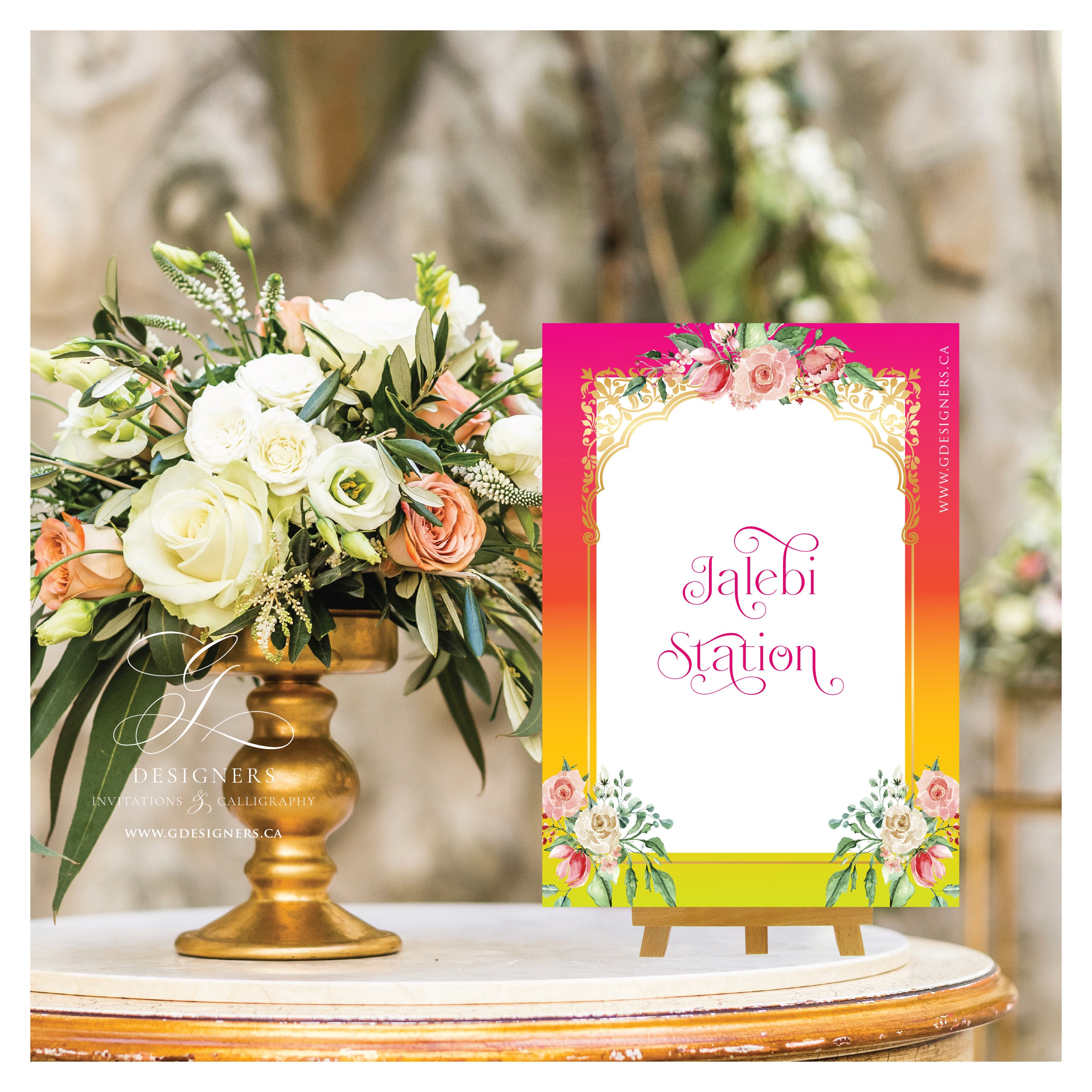 Indian Buffet Table Decorations