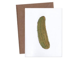 Pickle Card | Etsy