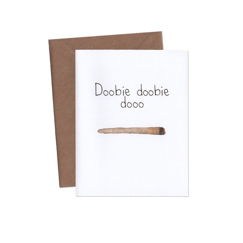 Doobie Doobie Doo Card 420 Stoner Card Funny Greeting Card - Etsy
