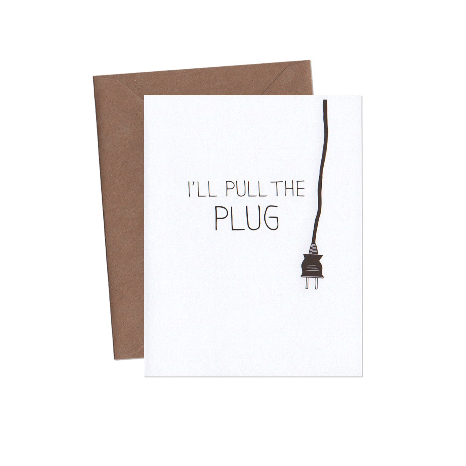 Pull the Plug Card Funny Greeting Card Love Card Adult Card - Etsy