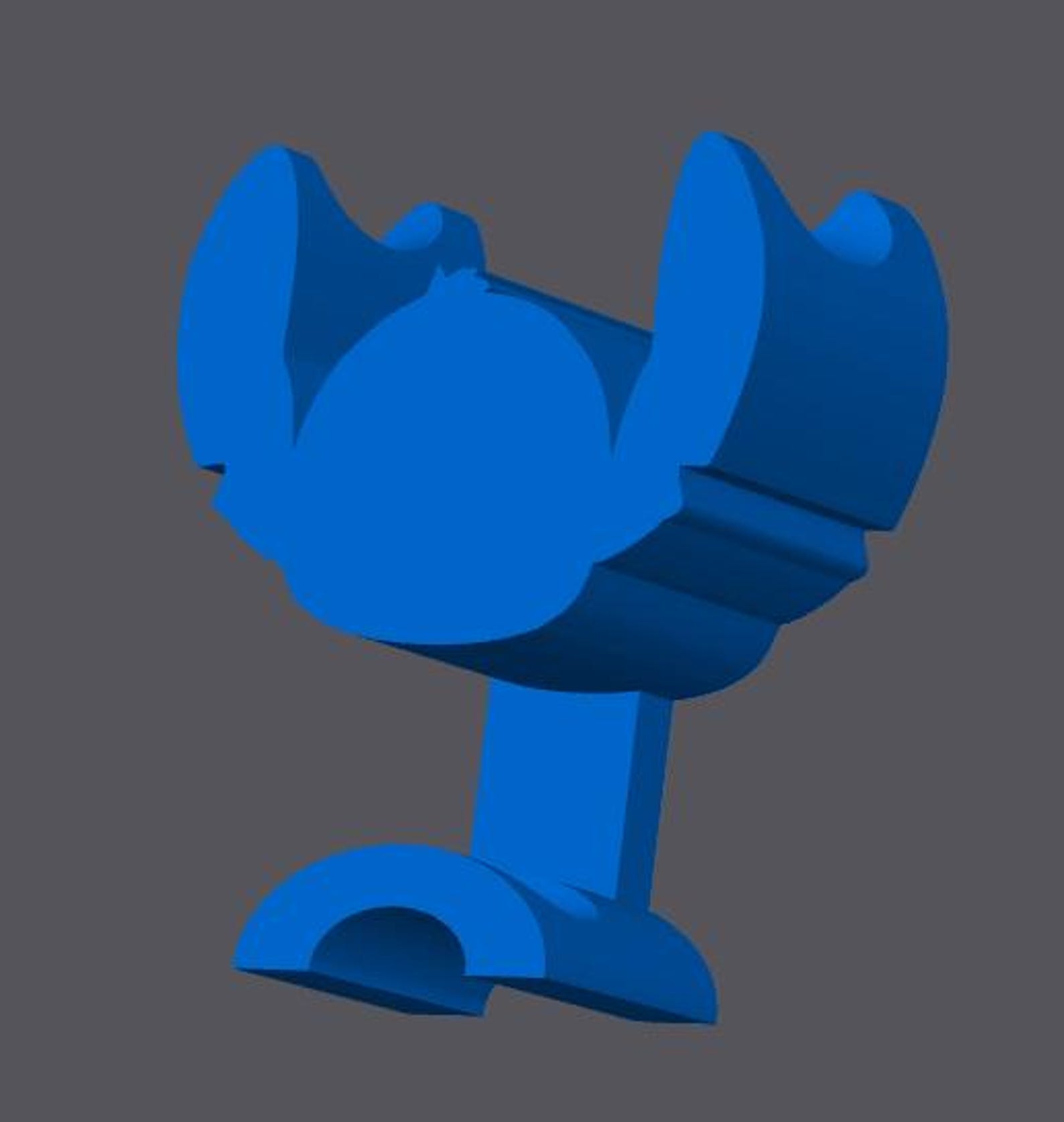 STL File for 3D Printing Stich Silhouette Loungefly Ear Display - Etsy