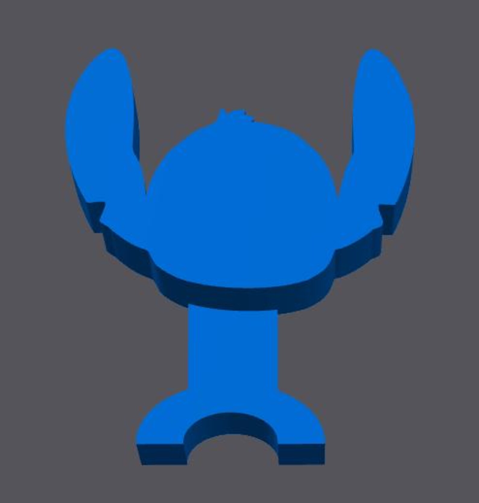 STL File for 3D Printing Stich Silhouette Loungefly Ear Display - Etsy