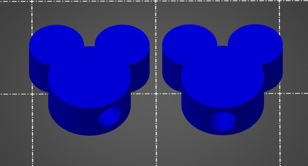 Mickey Straw Topper STL File for 3D Printing - Etsy