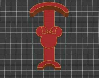 STL File for 3D Printing Minnie Inspired Ear Headband | Etsy