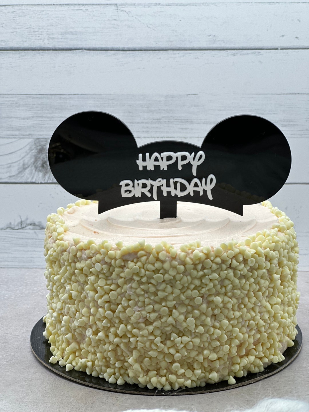 Personalized Happy Birthday Cake Topper | Disney Themed Cake Topper ...