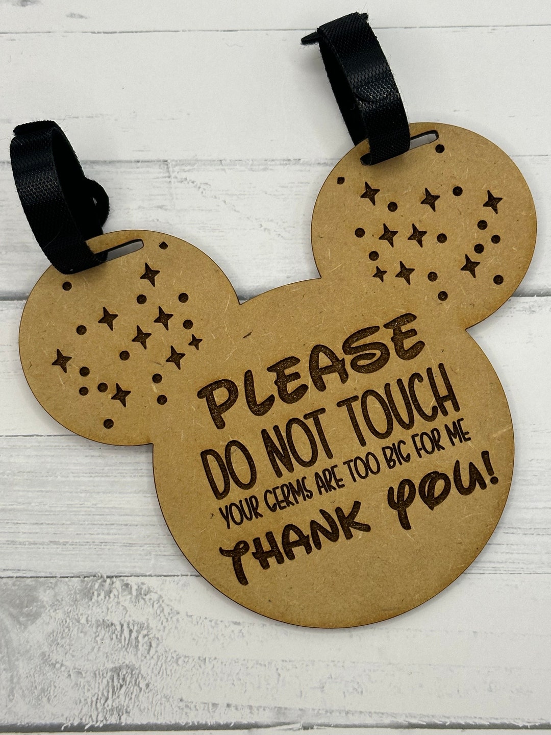 Disney Inspired Please Do Not Touch Baby Tag | Car Seat Tag | Stroller ...