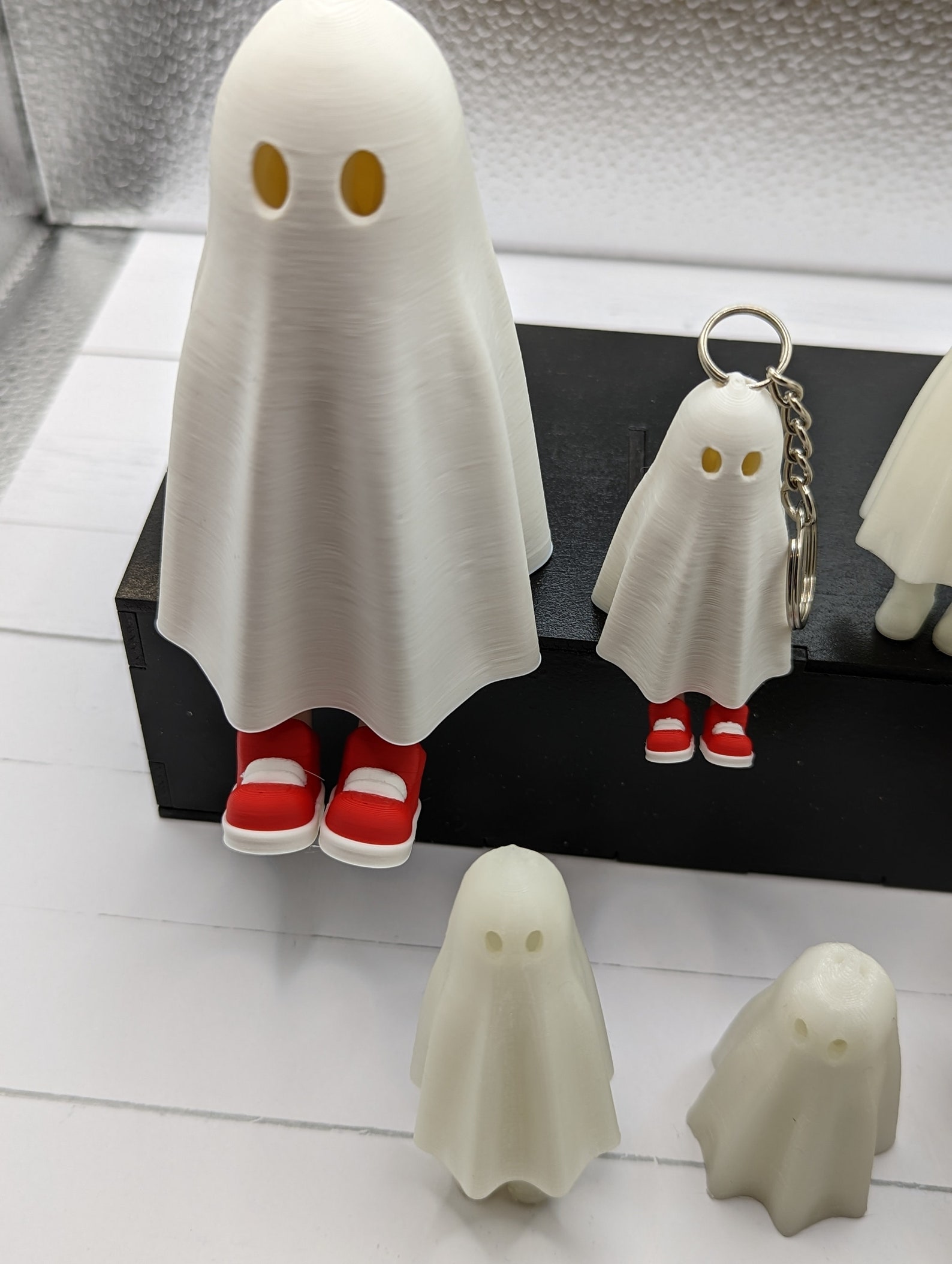 Cute Ghost With Legs Zou Ghost 3D Printed Ghost - Etsy
