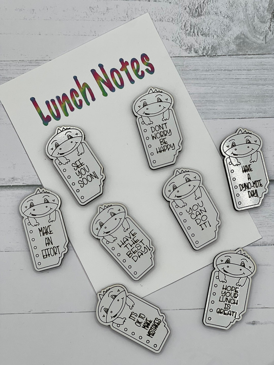 Lunch Box Notes | Kids Lunch Box Ideas | Set of 5 | Kids Lunch Notes ...