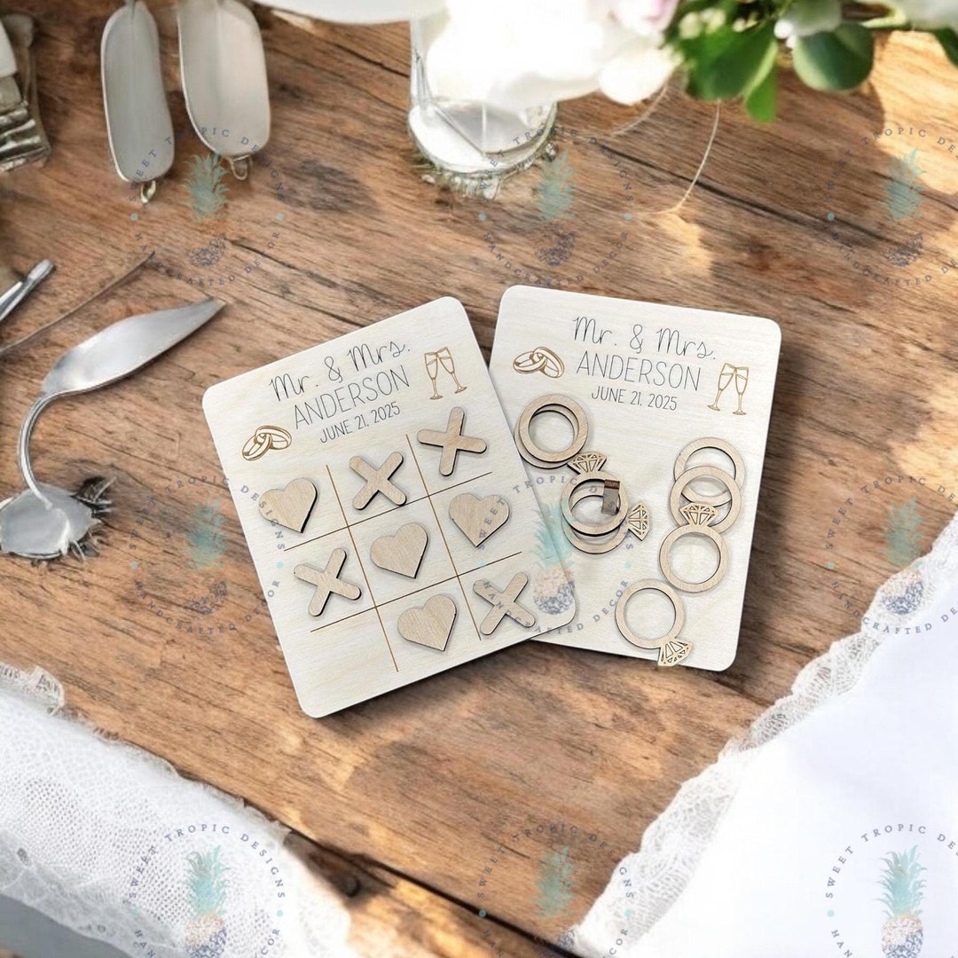 Custom Wedding Guest Games, Custom Game Favors, Wedding Favor Games ...