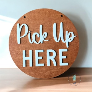 2D Coffee Shop Order Here Signs, Coffee Shop Decor, Pick up Here Sign ...