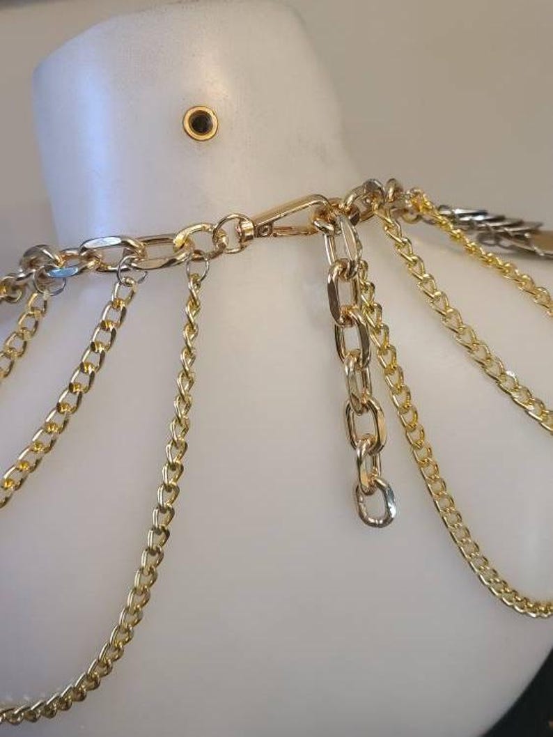 Gold Dragon Scalemail Shoulder Armor: Handmade in Canada Fantasy ...