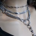 Chunky Chain Goth Layered Necklace Set Handmade, Waterproof, Steel Alt ...
