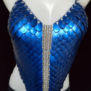 Dragon Rider Scalemail Breastplate Corset Armor, Fantasy Dragon Scale ...