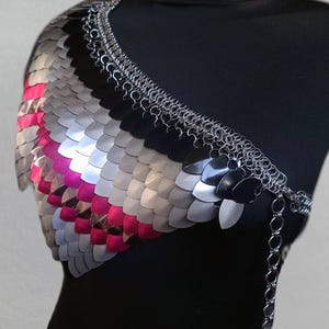 Dragon Scale Mail Fae Dragon Costume Metal Outfit Wrap, Top, or Skirt ...