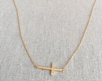 Sideway cross | Etsy