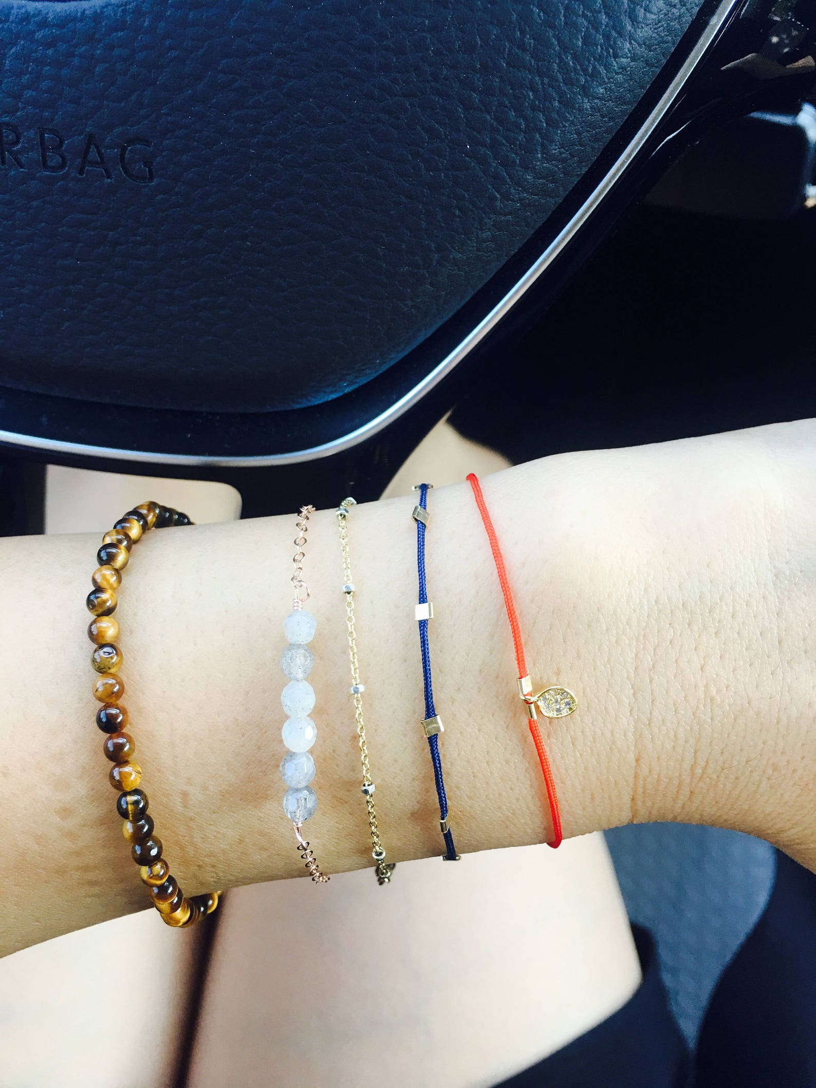 Navy String Bracelet Dainty Minimalist - Etsy