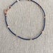 Navy String Bracelet Dainty Minimalist - Etsy