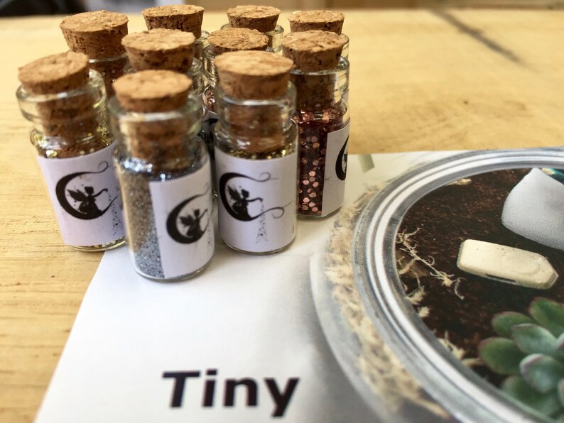 10 tiny fairy dust vials party favour pixie dust party | Etsy