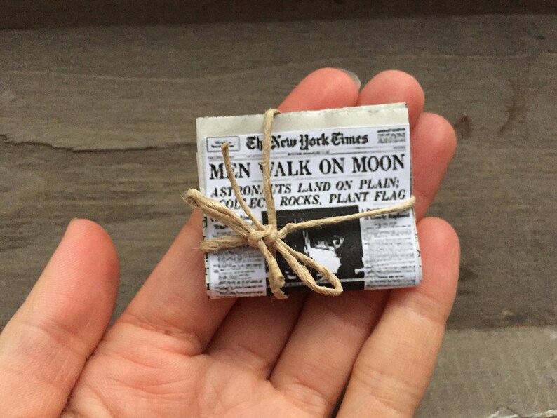 Tiny newspaper miniature newspaper small newspaper | Etsy