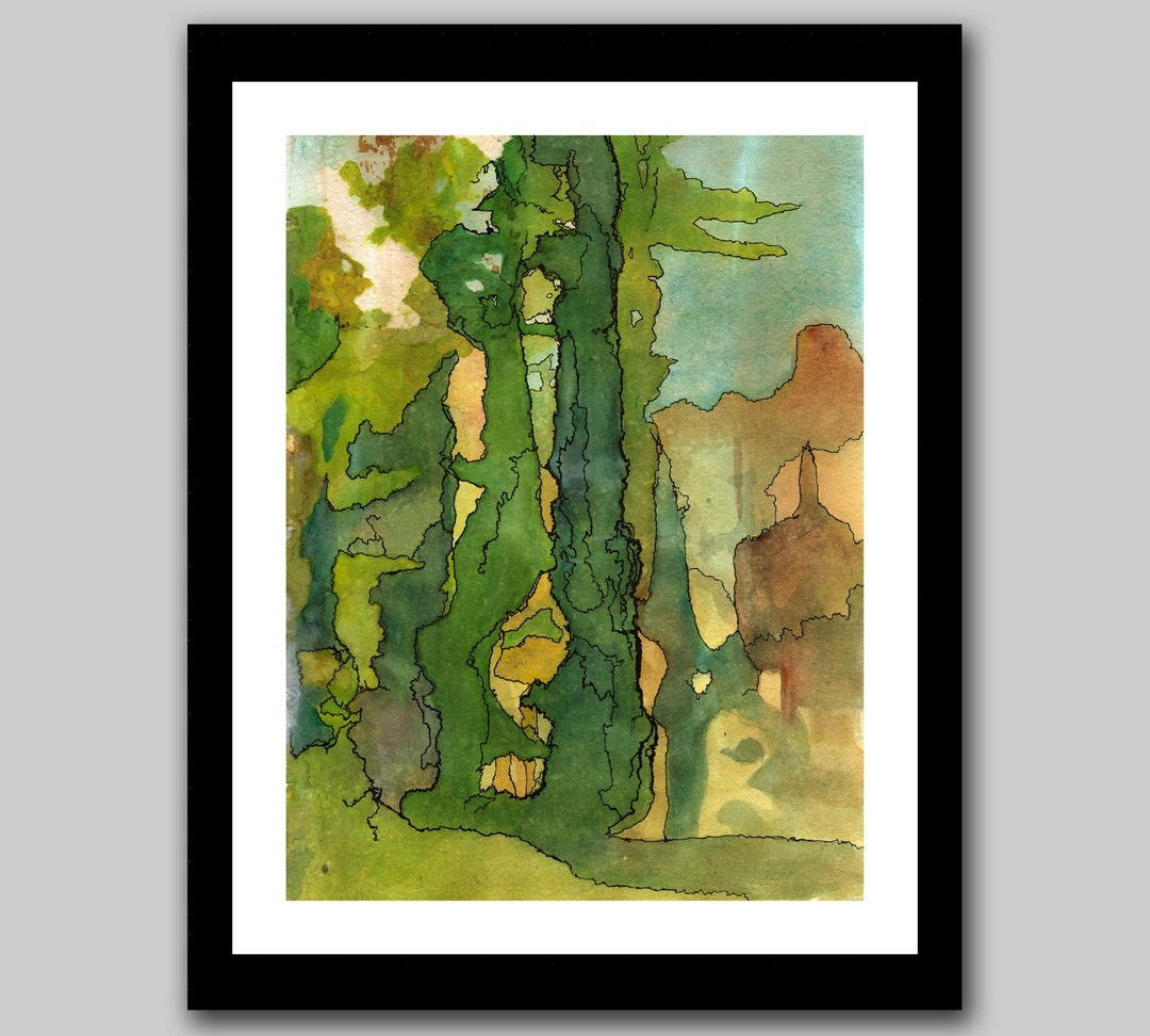 Surrealscape - Giclée Fine Art Print | by Sarah Carson | Watercolor ...