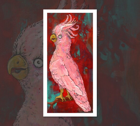 Painted Layla by Sarah Carson Acrylic Ink Giclée Fine - Etsy