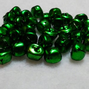 32pc Metal Green Bells, Jingle Bells, Christmas Bells, Christmas ...