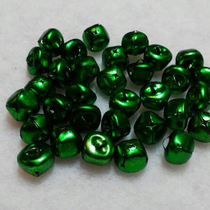 32pc Metal Green Bells, Jingle Bells, Christmas Bells, Christmas ...