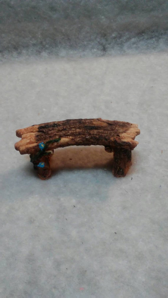 Bench Fairy Garden Bench Gnome Gardens Gnome Garden Bench - Etsy