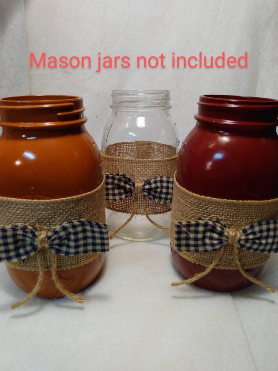 Jar Wraps, Mason Jar Vases, Burlap Mason Jars, Wedding Supplies ...