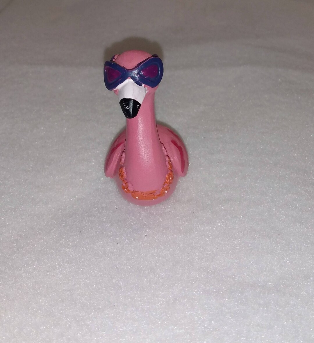 MINIATURE pink flamingo, pink flamingo, fairy garden animals, dollhouse ...