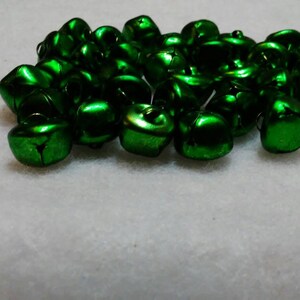 32pc Metal Green Bells, Jingle Bells, Christmas Bells, Christmas ...
