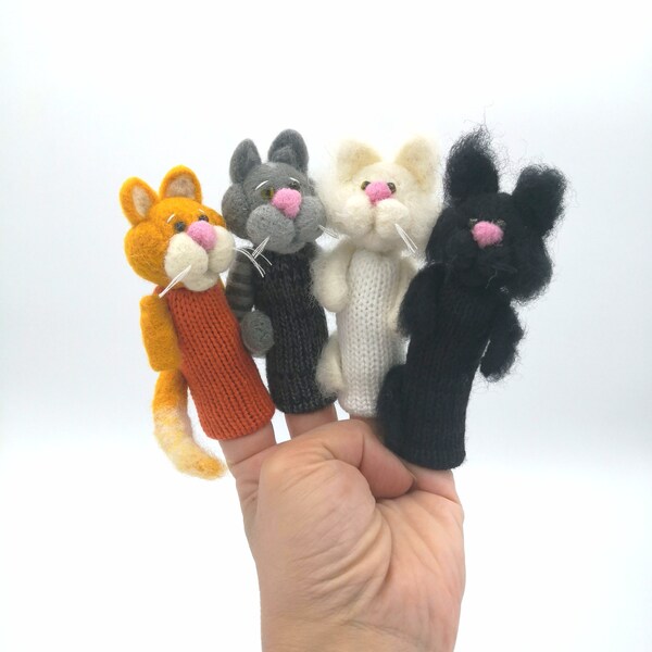 Farm Animals Finger Puppets. 15 Finger Wool Puppets. - Etsy