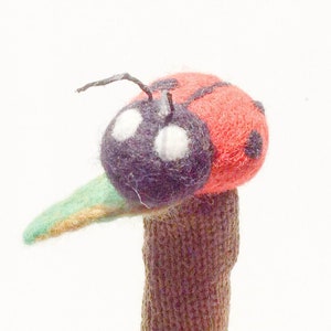 Finger Wool Puppet Ladybug. Insect Puppets Collection - Etsy