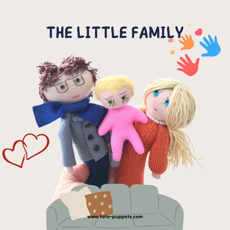 Family Finger People Puppets - Etsy