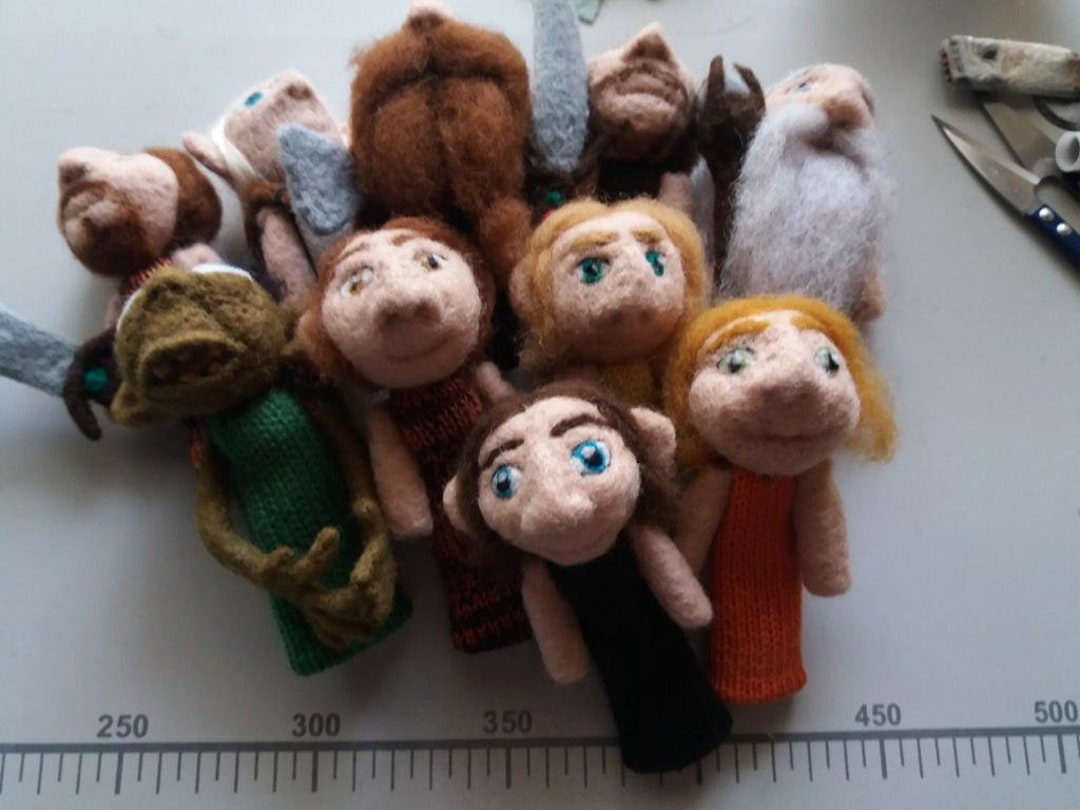 Finger Wool Puppets Lord of the Rings - Etsy
