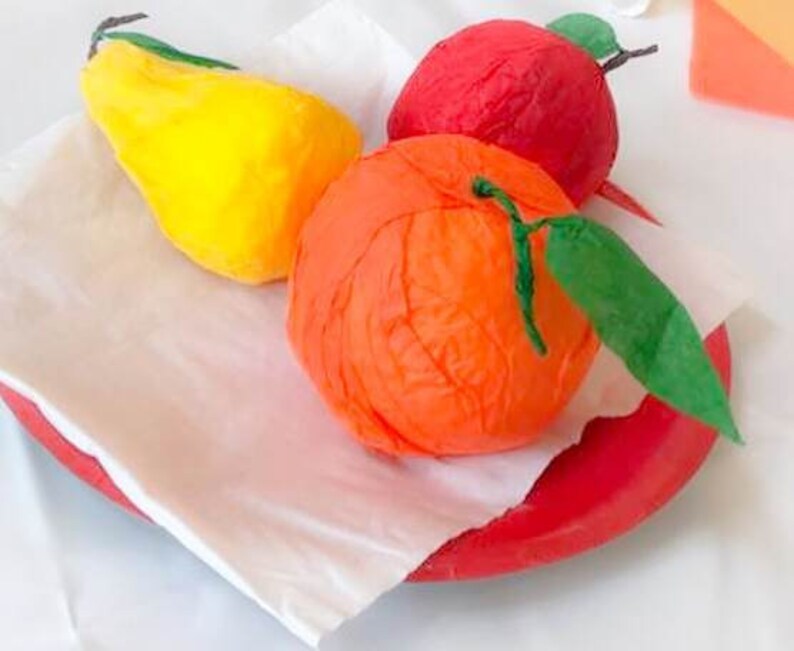 Kids Craft Paper Kit Funny Fruits. - Etsy