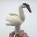 Finger Wool Puppet Swan - Etsy