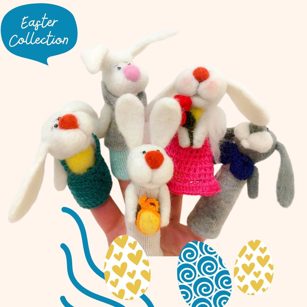 FingerWoolPuppets - Etsy