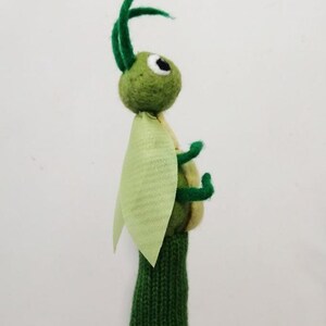 Finger Wool Puppet - Grasshopper. - Etsy