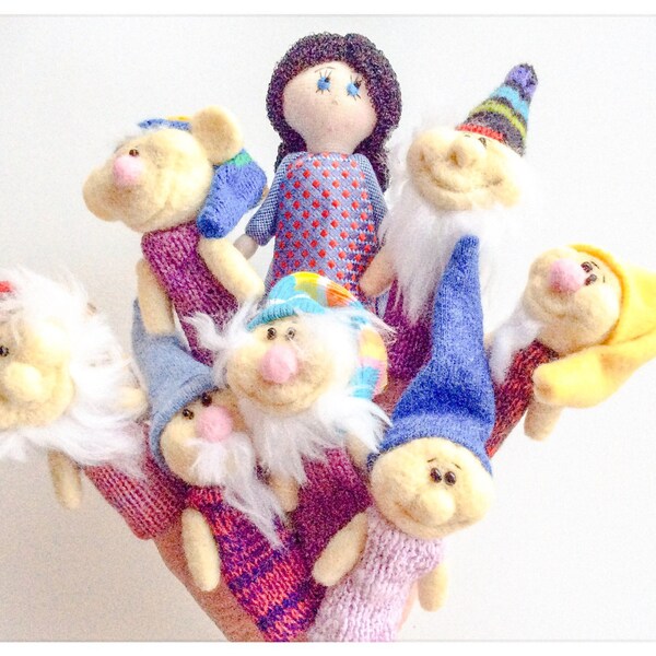 Snow White Puppets - Etsy