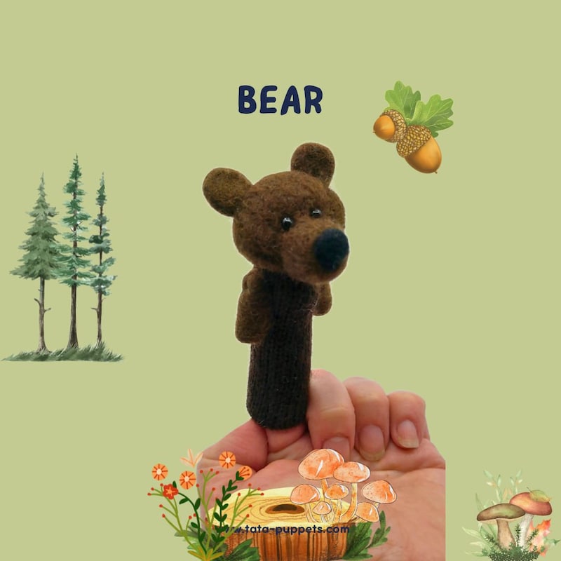 FingerWoolPuppets - Etsy