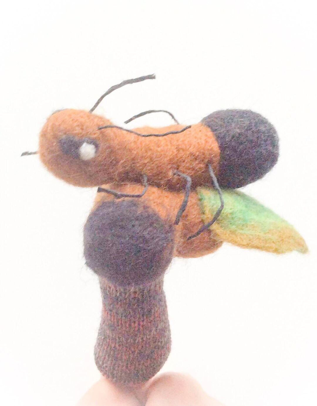 Finger Wool Puppet Ant. - Etsy